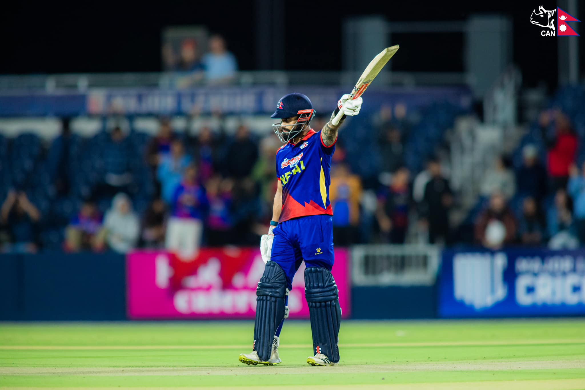 लयमा फर्किएका भुर्तेल शतकमा भने पुगेनन्, अमेरिकालाई १ सय ७१ रनको लक्ष्य